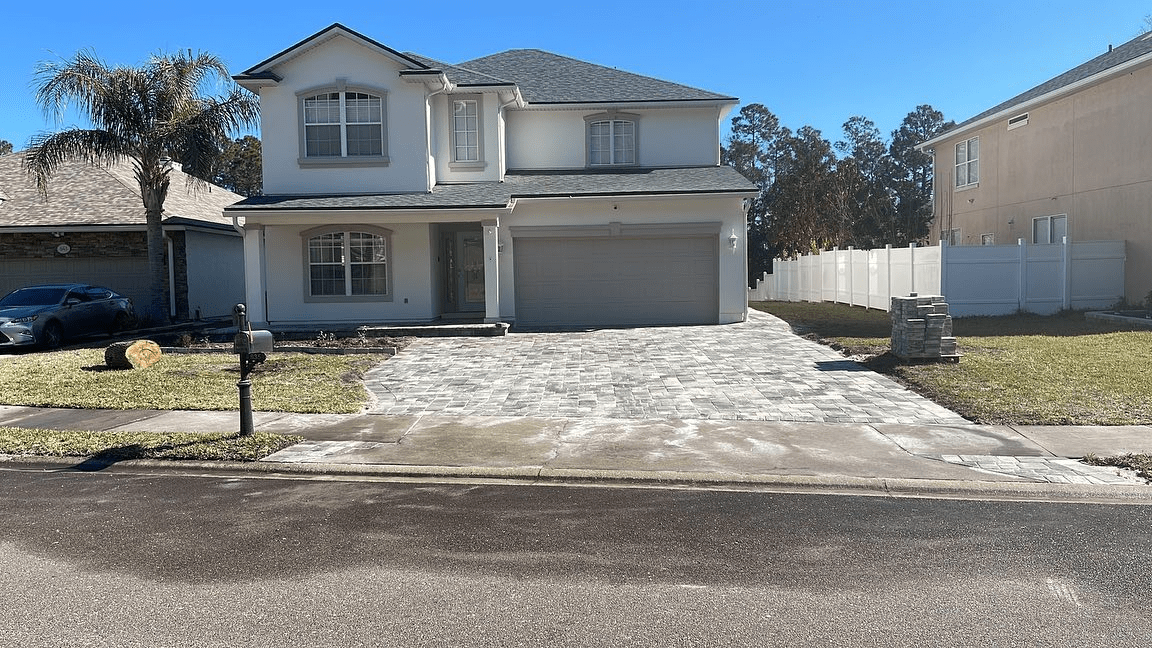 Stone Driveway Paver for Jacksonville, FL Homeowner - River Stonework