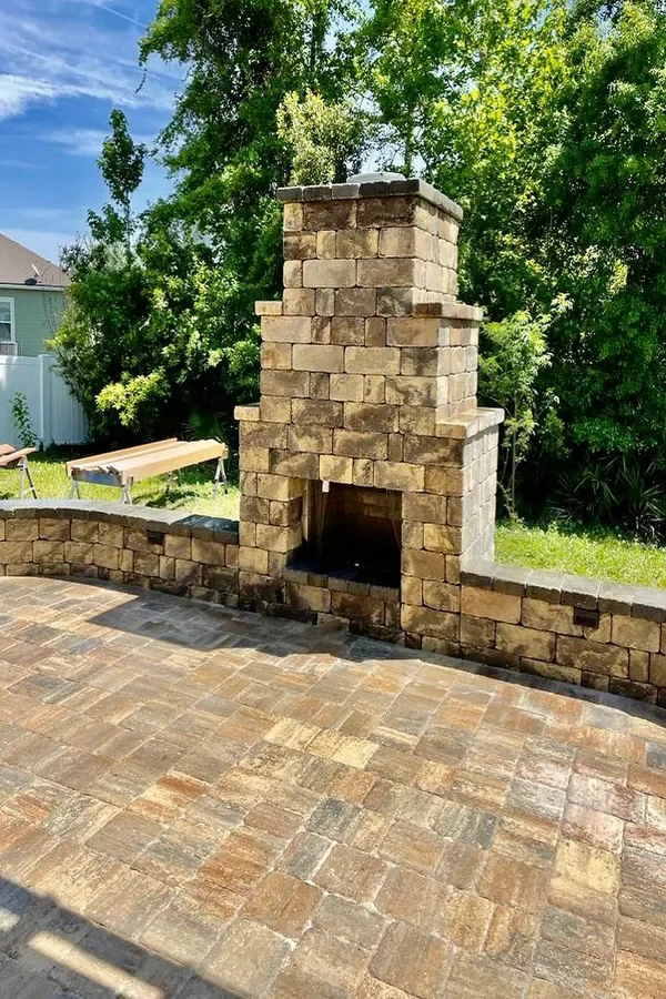Retaining Walls and Firepits - River Stonework